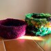 PDF Pattern, Crocheted Sari Silk Ribbon Bowls, Advanced Beginner ...