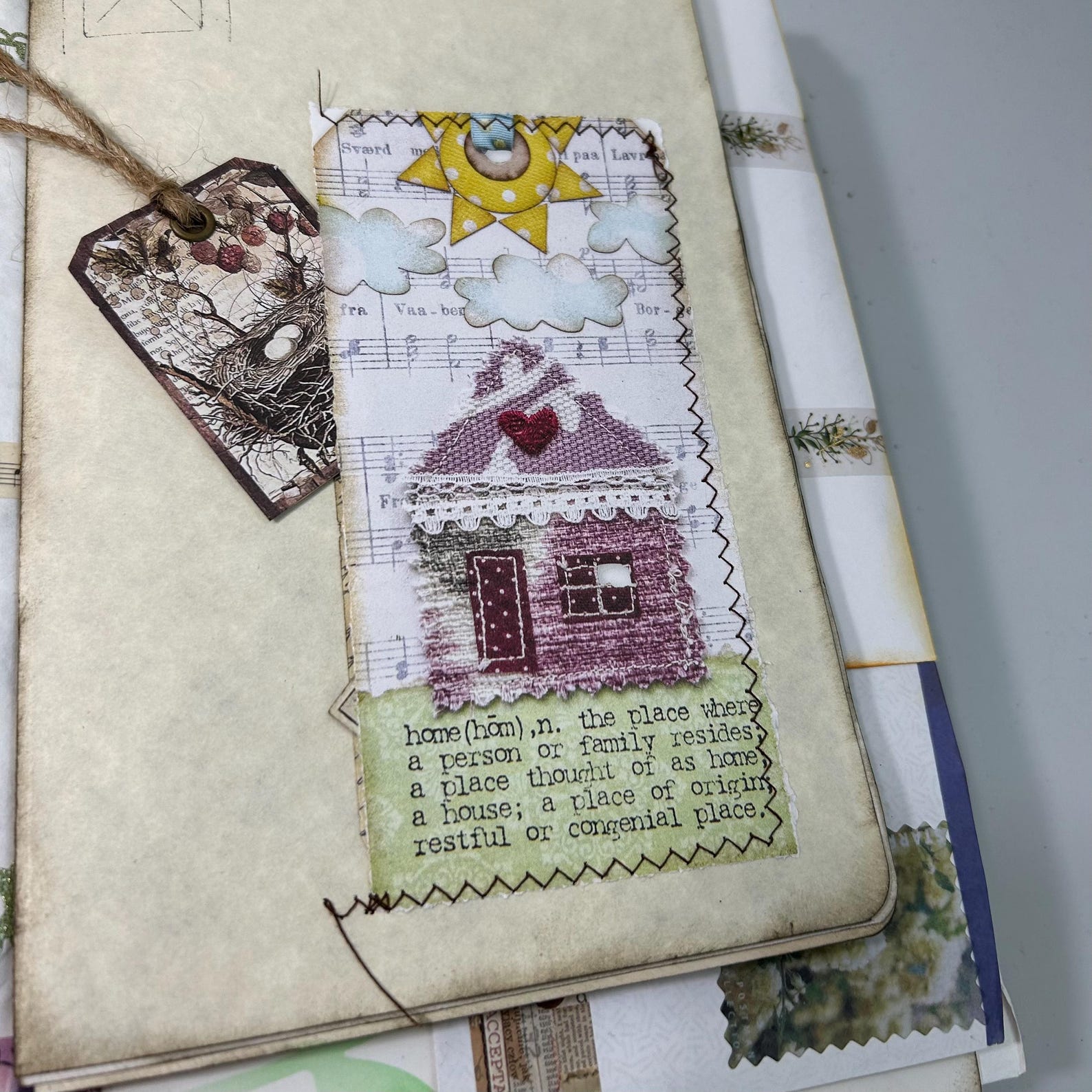 Portfolio/journal, Made From 12 Envelopes, 18 Removable Writing Pages ...