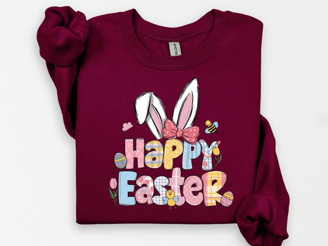 Happy Easter Sweatshirt, Easter Family Matching Sweatshirt, Easter Day ...