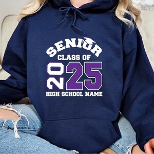 Custom Senior Class of 2025 Sweater, Custom 2025 Graduation Hoodie ...