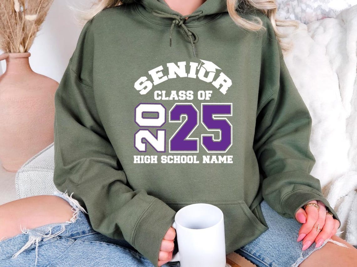 Custom Senior Class of 2025 Sweater, Custom 2025 Graduation Hoodie ...
