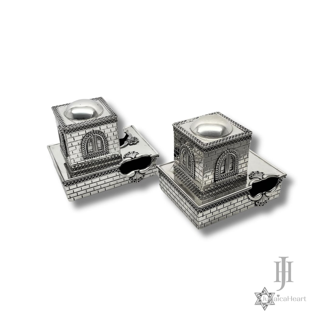 Silver Tefillin Boxes - 925 Handmade Tefillin Case - Perfect Gift for ...