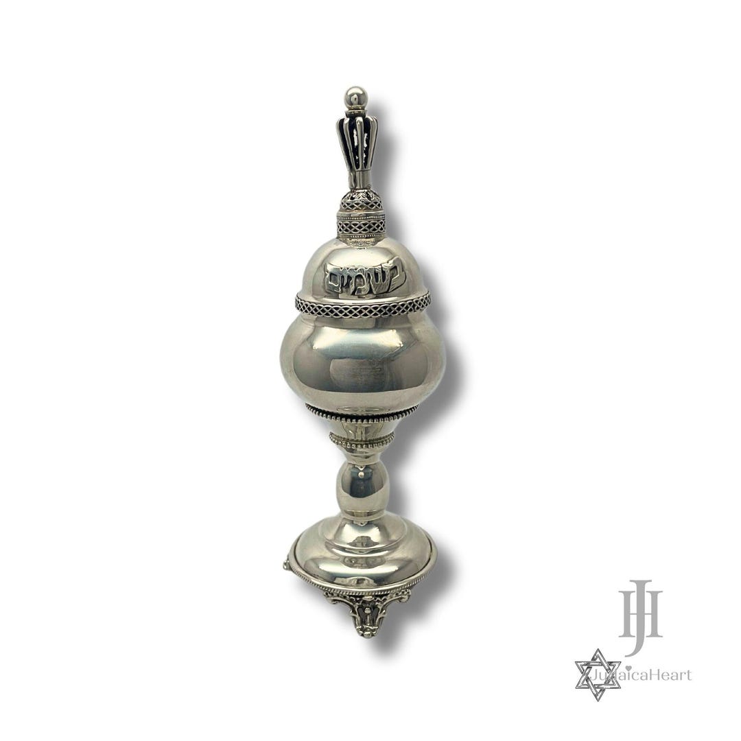 925 Silver Besamim Box • Havdalah Spice Holder • Judaica Art - Etsy