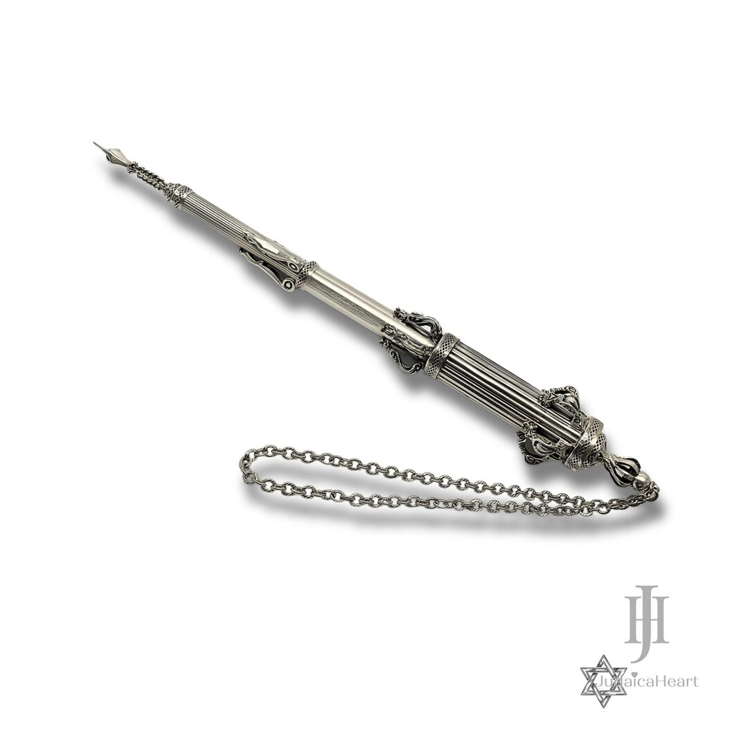 Sterling Silver Torah Pointer • Handmade Yad for Torah • Judaica Gift ...