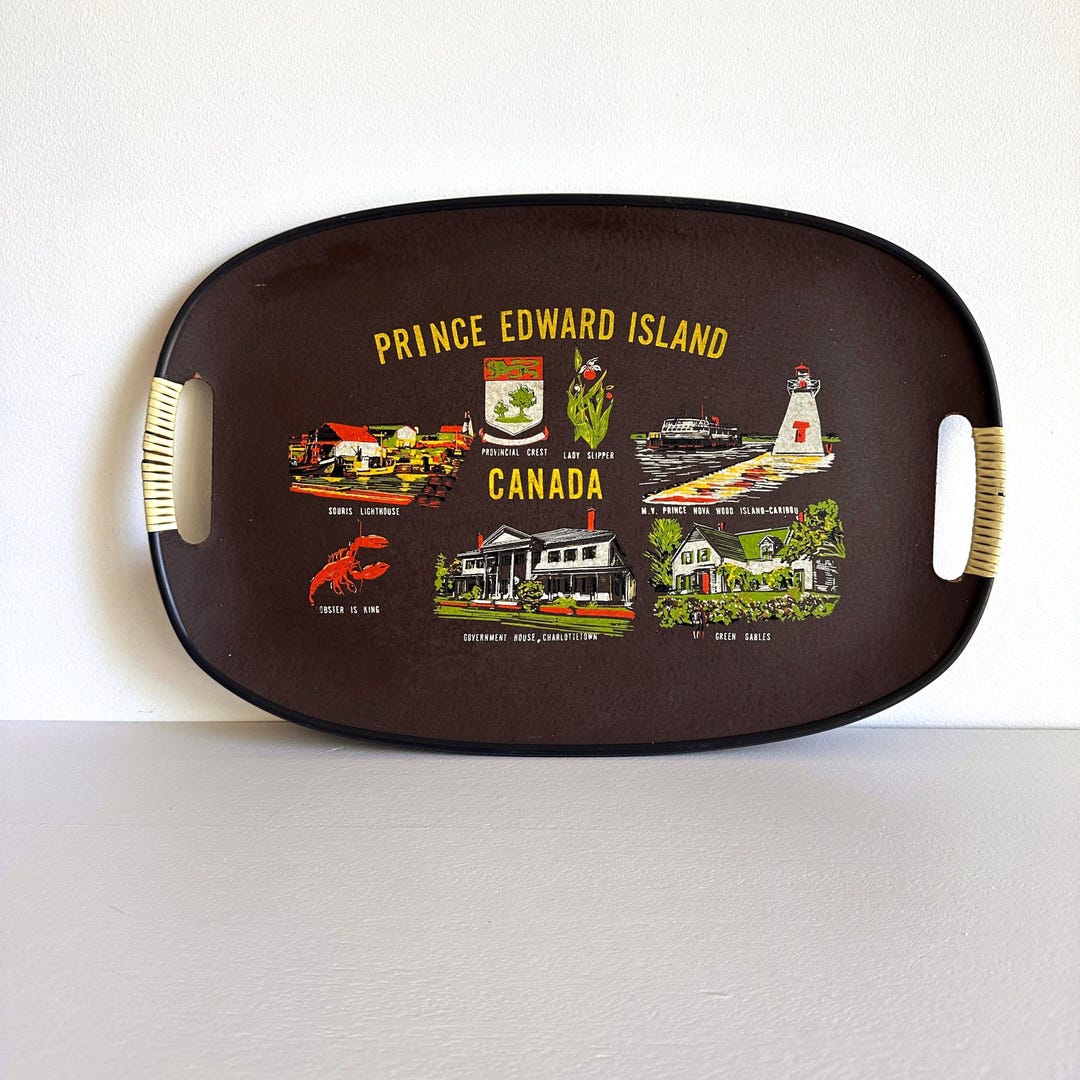 Vintage Prince Edward Island Tray: Canadian Souvenir Serving Tray - Etsy