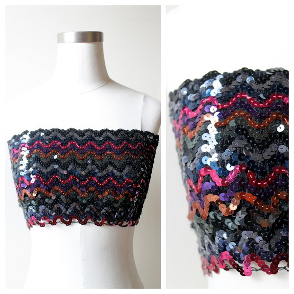 Sequin Tube Top - Etsy