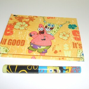 Disney Spongebob Squarepants Autograph Book Bag With Book and Pens ...