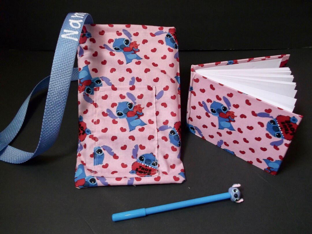 Disney Lilo and Stitch Autograph Book Bag With Book, Bag and Pen ...