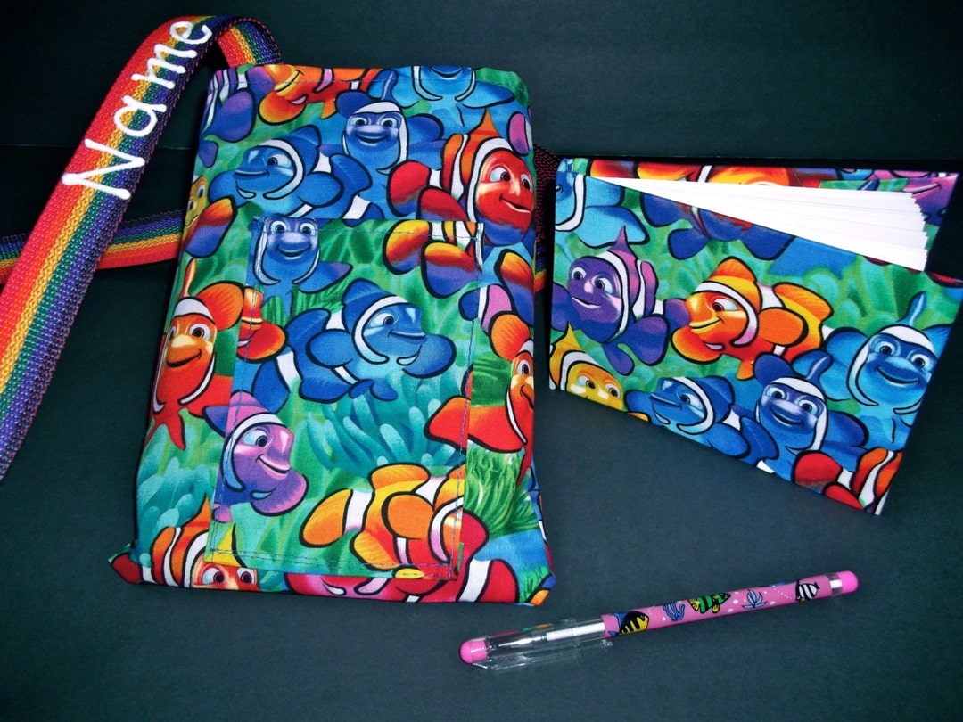 Disney Finding Dory Nemo Themed Autograph Book Bag With Book Bag and ...