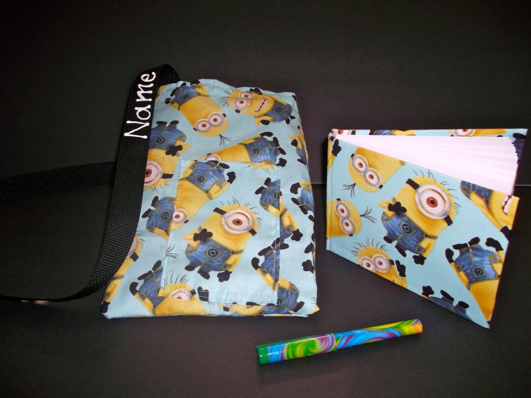 Disney Universal Minion Autograph Book Bag With Book, Bag and Pen and ...