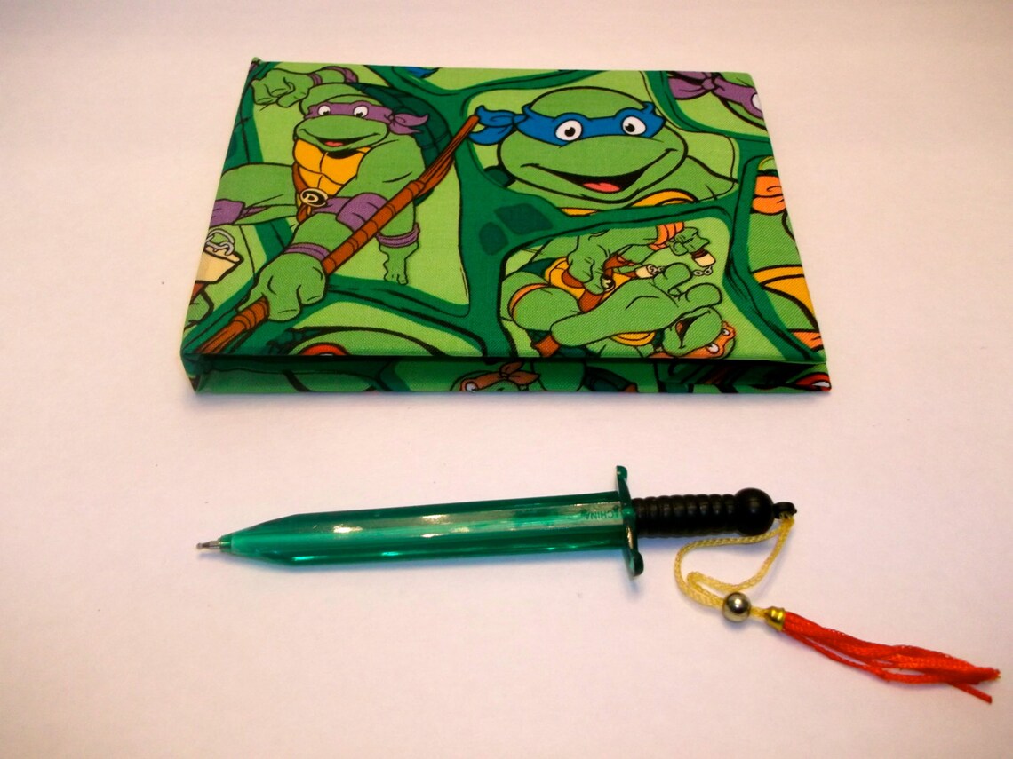 Disney Ninja Turtles Autograph Book Bag With Book and Pen - Etsy