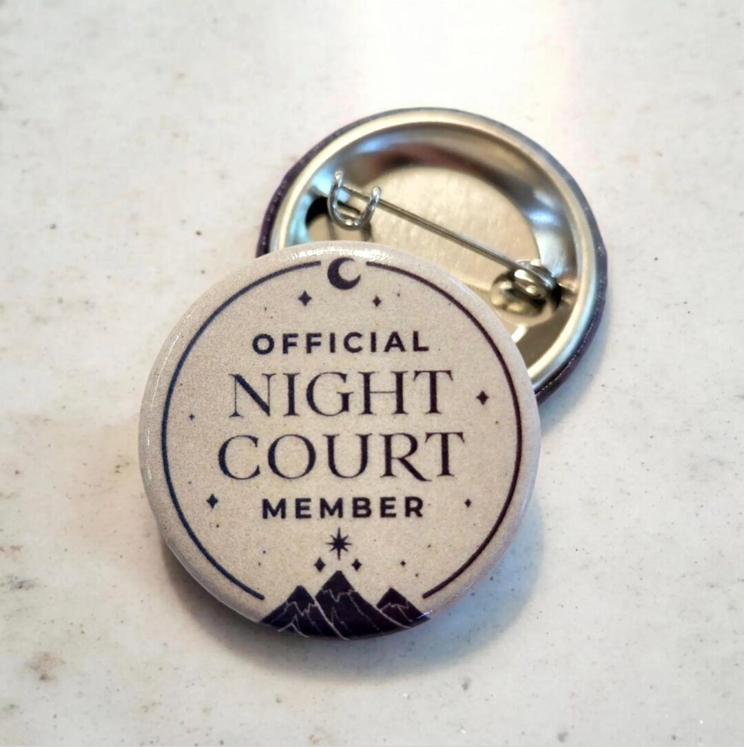 Official Night Court Member Button Pin - Etsy