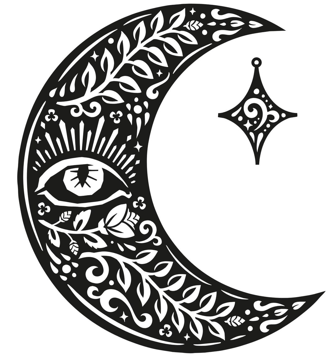 Moon Centerpiece SVG - Etsy