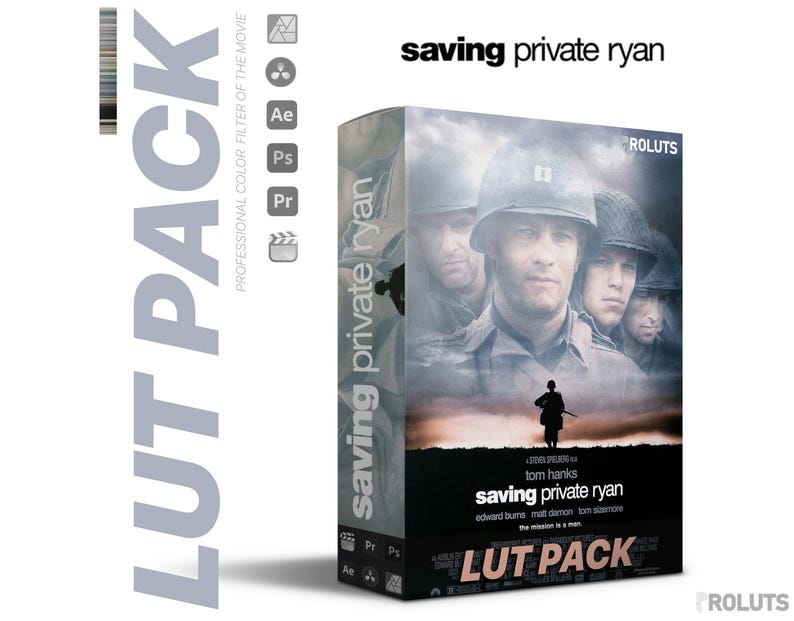 Saving Private Ryan LUT Pack – Cinematic Color Grading Filters for War ...
