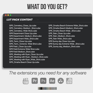 Saving Private Ryan LUT Pack – Cinematic Color Grading Filters for War ...