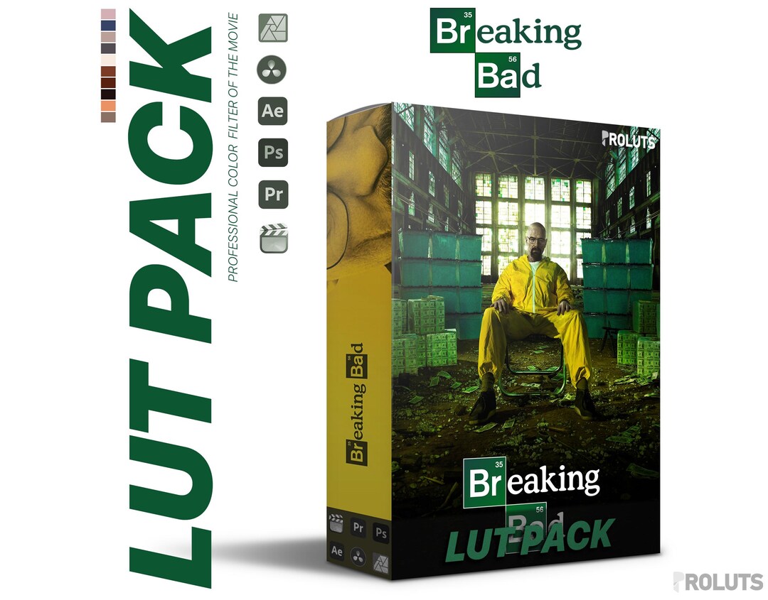 Breaking Bad LUT Package: Cinematic Color Grading Filters for Crime ...