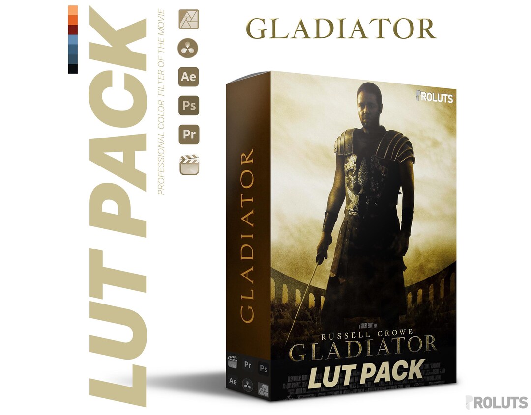 Gladiator LUT Pack: Cinematic Color Grading Filters for Historical ...