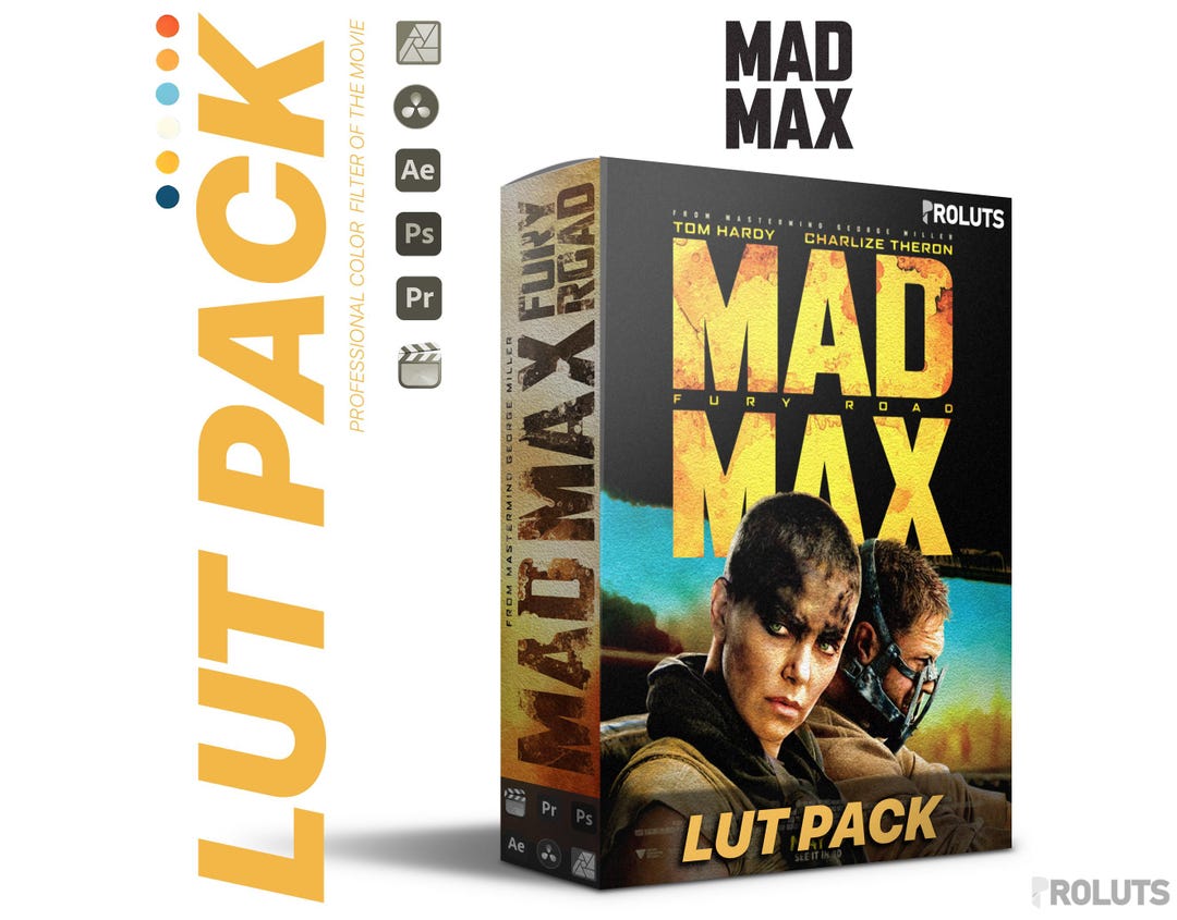 Mad Max Fury Road LUT Package: Cinematic Color Grading Filters for Film ...