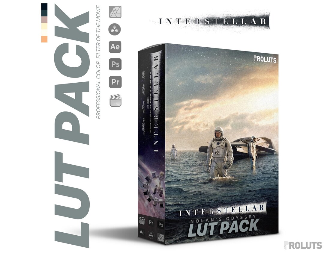 Interstellar LUT Package: Cinematic Color Grading Filters for Sci-fi ...