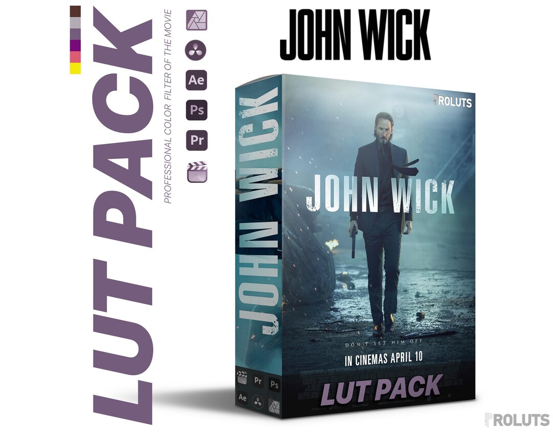 John Wick LUT Package: Cinematic Color Grading Filters for Action, Neo ...