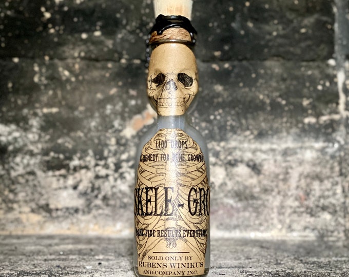 Skele-gro, A Skeleton Shaped, Magical, Color Changing Potion Decoration ...