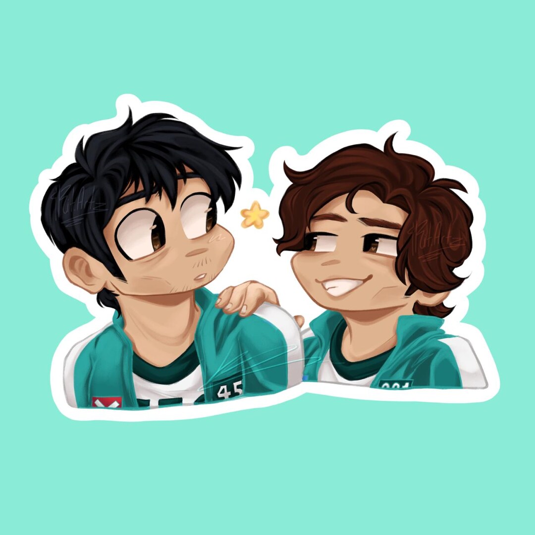 Chibi Seong Gi-hun 456 X Hwang In-ho 001 / Front Man Squid Game season ...