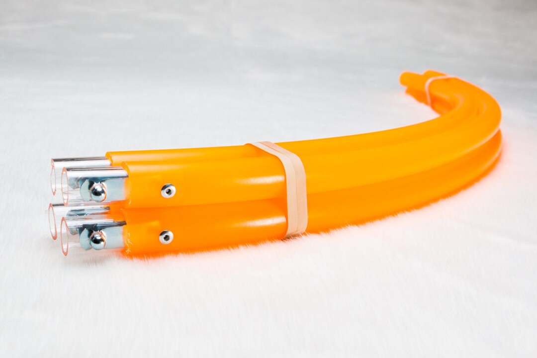 UV Orange 4-piece Travel Polypro Hula Hoop - Etsy
