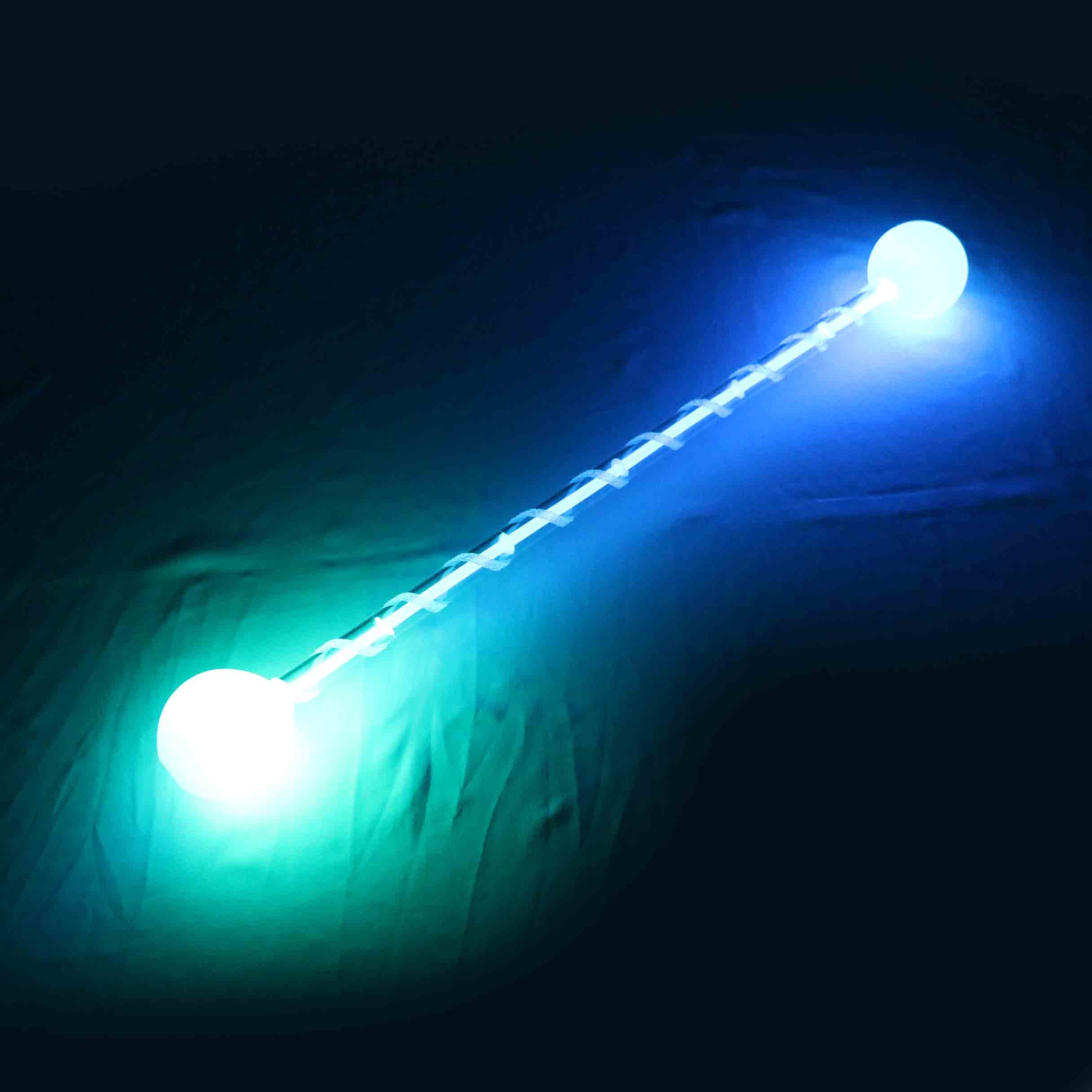 LED Devil Stick | Light up Juggling Sticks | Rechargeable Glow Flow ...
