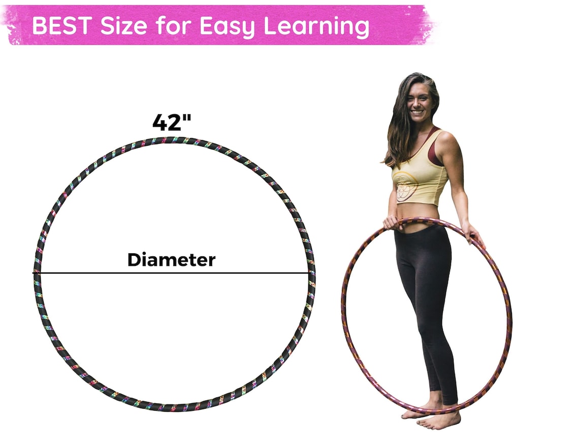 42 Inch Hula Hoop. Beginner Hoola Hoop. Easy to Use Weighted Hoop - Etsy