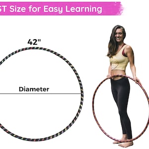 42 Inch Hula Hoop. Beginner Hoola Hoop. Easy to Use Weighted Hoop - Etsy