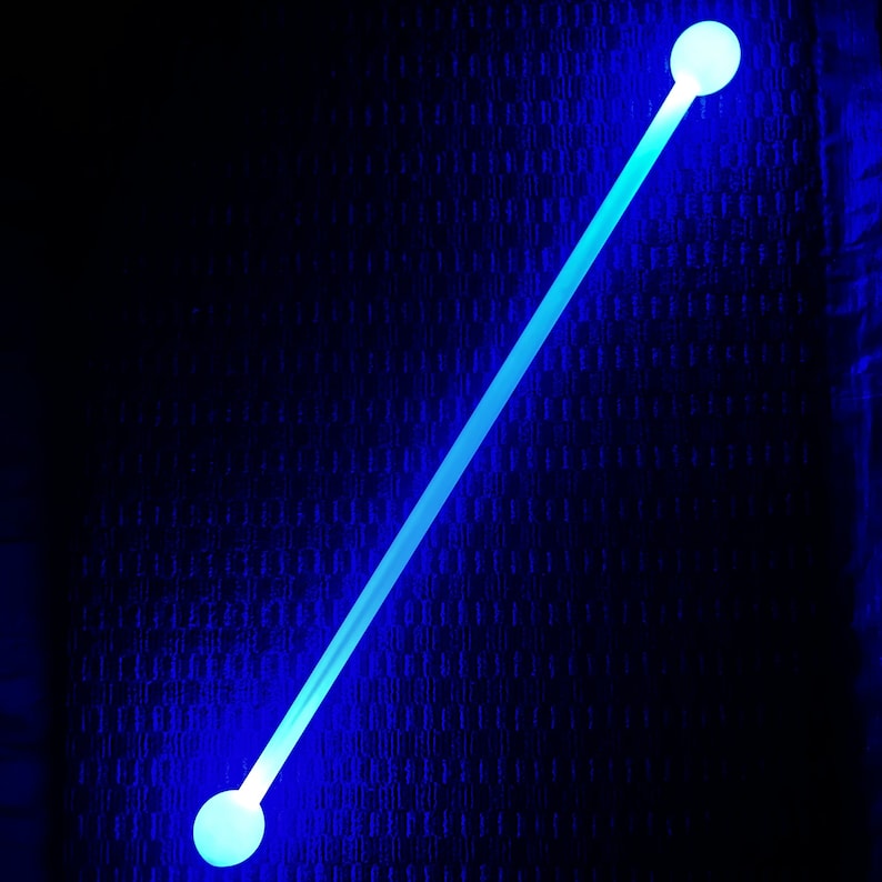 LED Fiber Optic Glow Staff 3 Foot 11 Inches | Light up Flow Staff ...