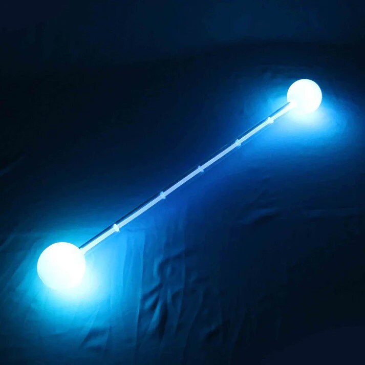 LED Fiber-optic Glow Baton | Light up Twirling Baton for Dance, Band ...