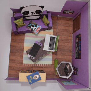 Panda Living Room Play Set - Printable DIY Children's Activity, Fun ...
