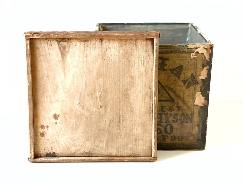 Antique Vintage Chinese Tea Crate Wood Box Banian - Etsy