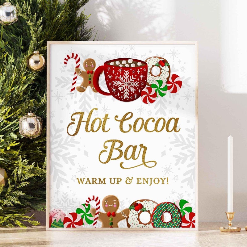 Hot Cocoa Bar Sign - Etsy