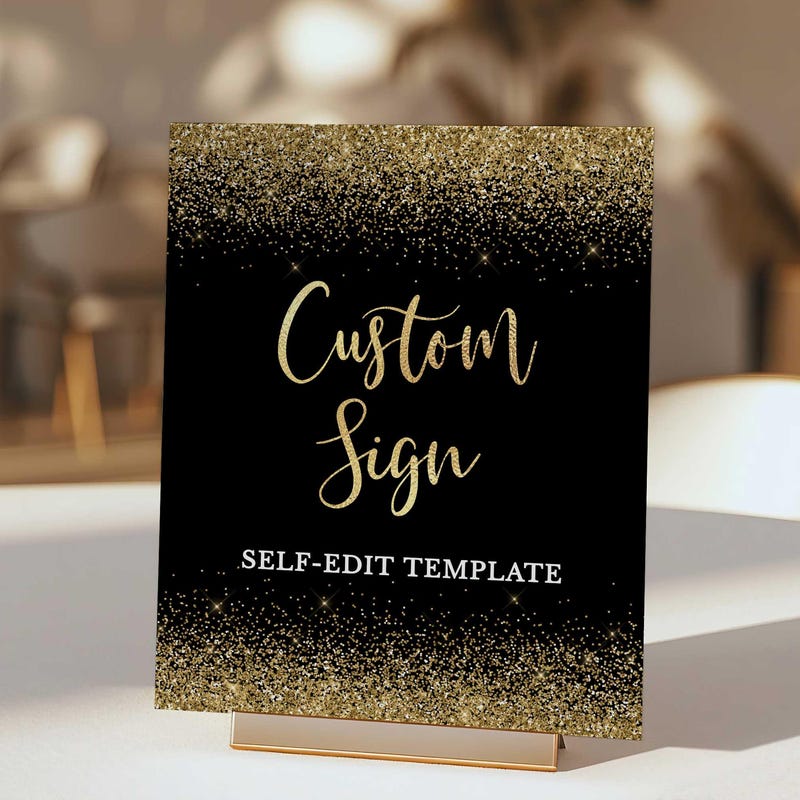 Custom Table Signs - Etsy