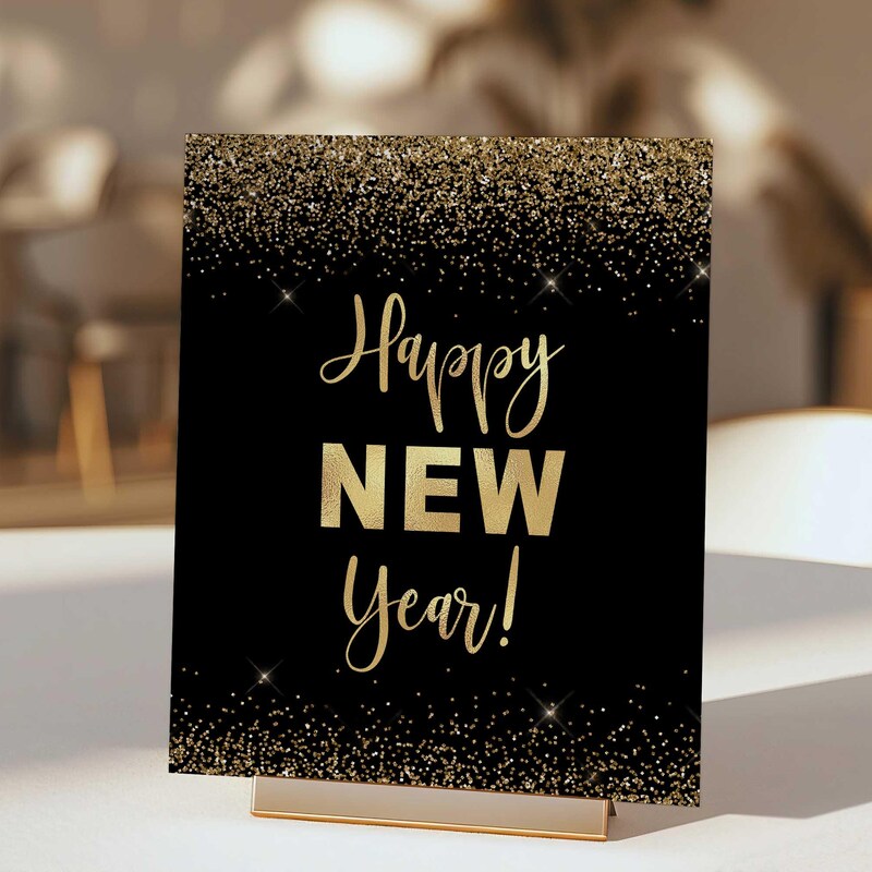 Happy New Year Sign - Etsy