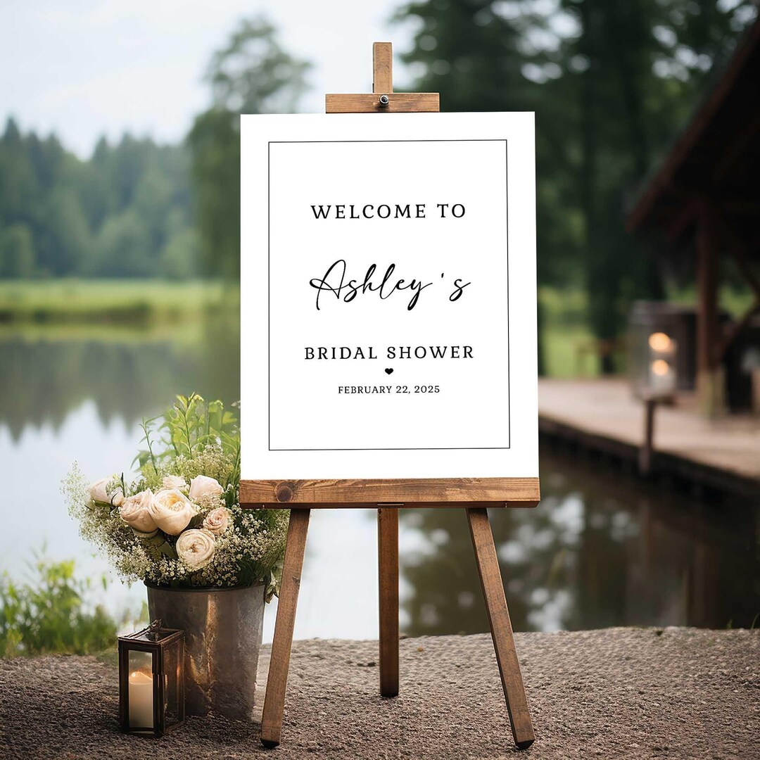 Minimalist Welcome Sign Template, Minimalist Modern Welcome Poster ...