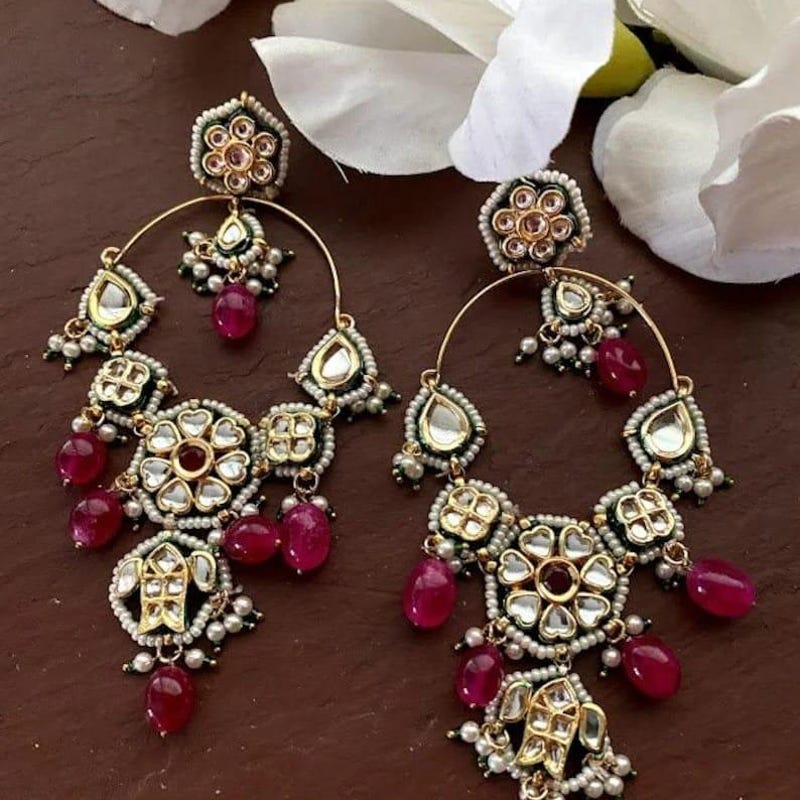 Indian Earrings - Etsy
