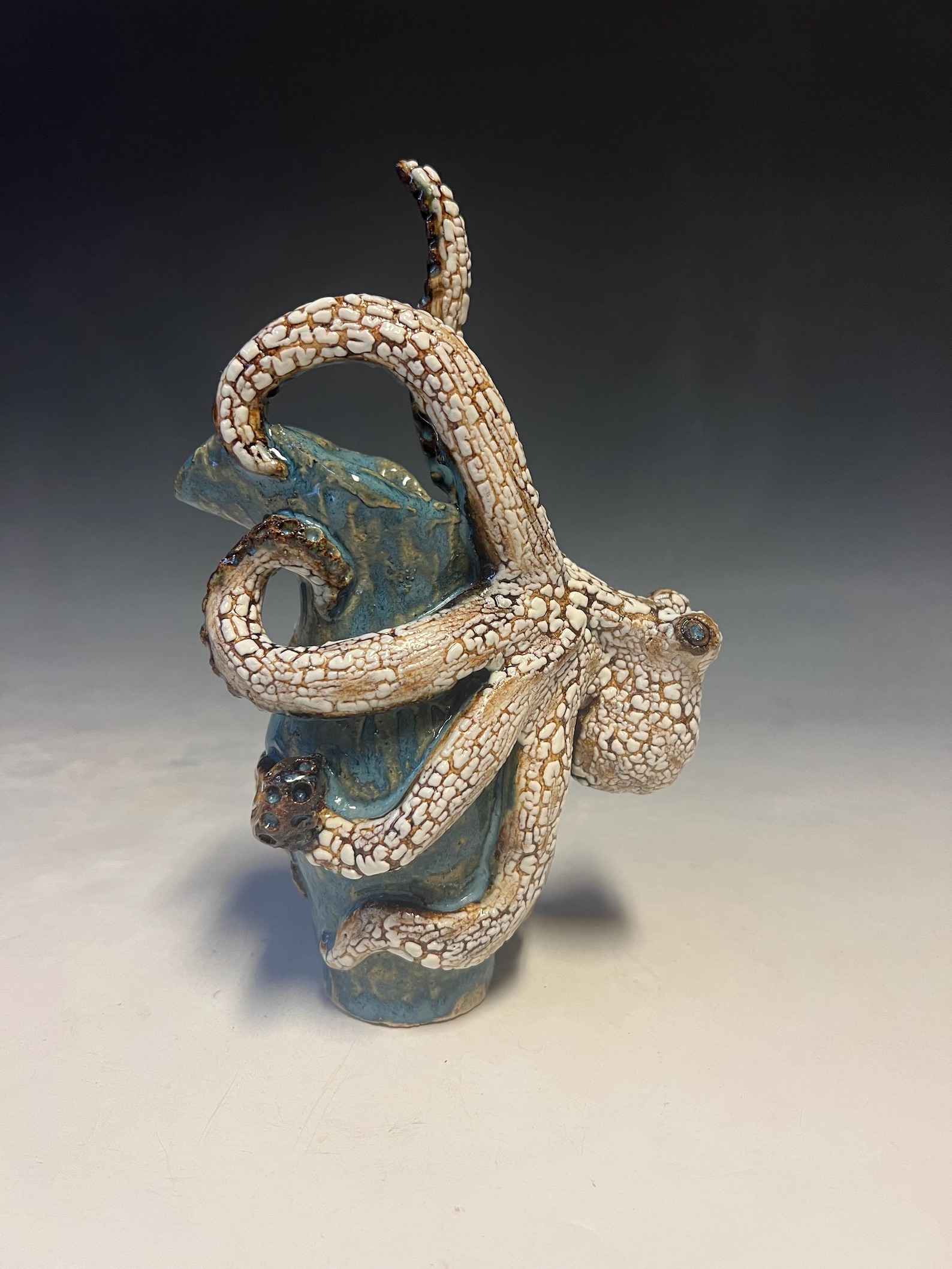 Mini Octopus Pitcher in Ocean Blue - Etsy