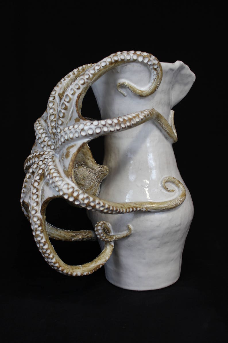 Ceramic Stoneware Octopus Pitcher - Etsy.de