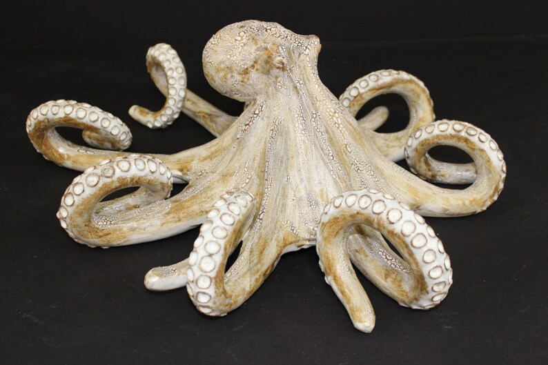 Hand made Ceramic Octopus Wall hanging/coffee table decor by | Etsy
