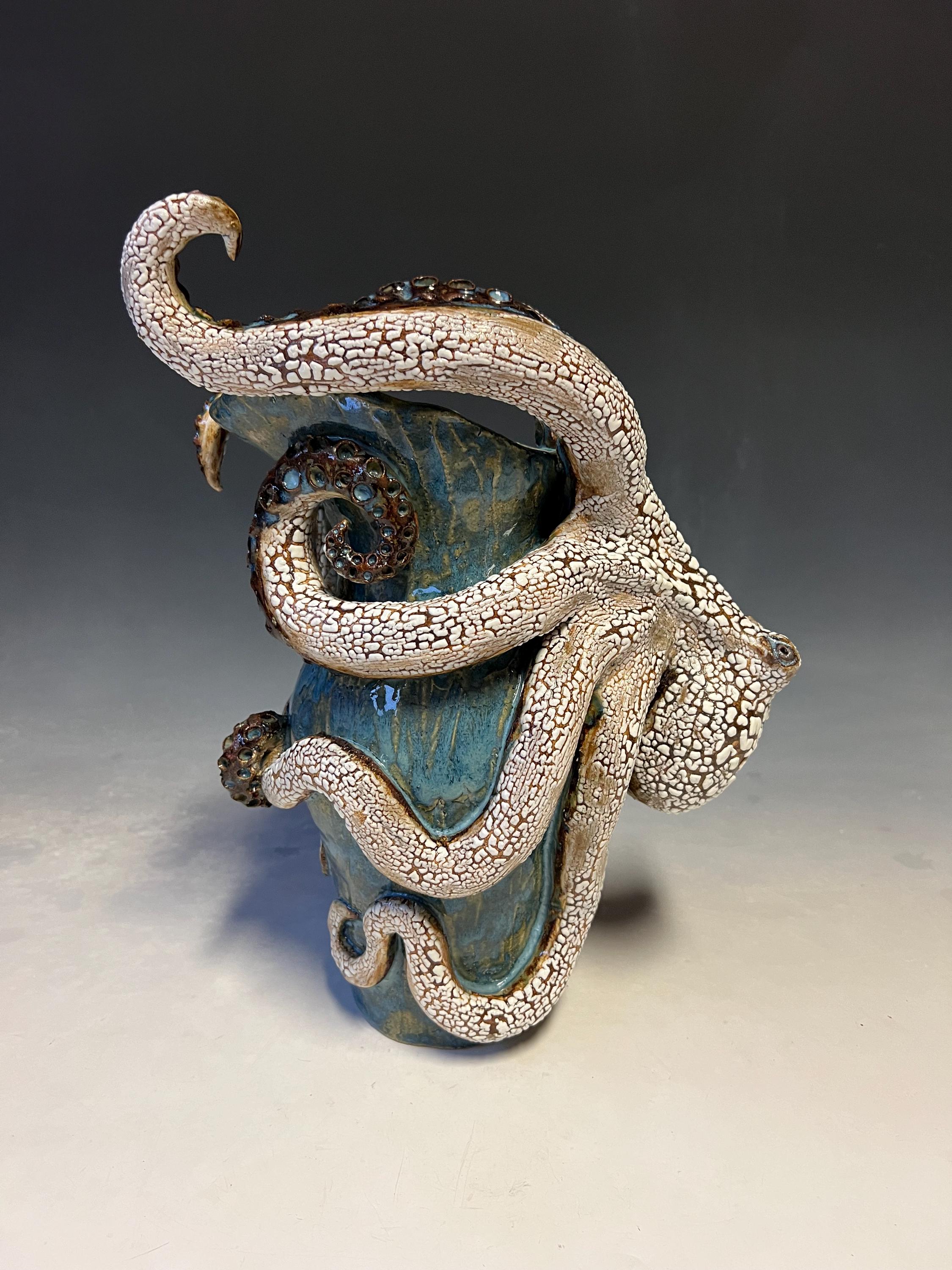 Octopus Pitcher in Ocean Blue - Etsy