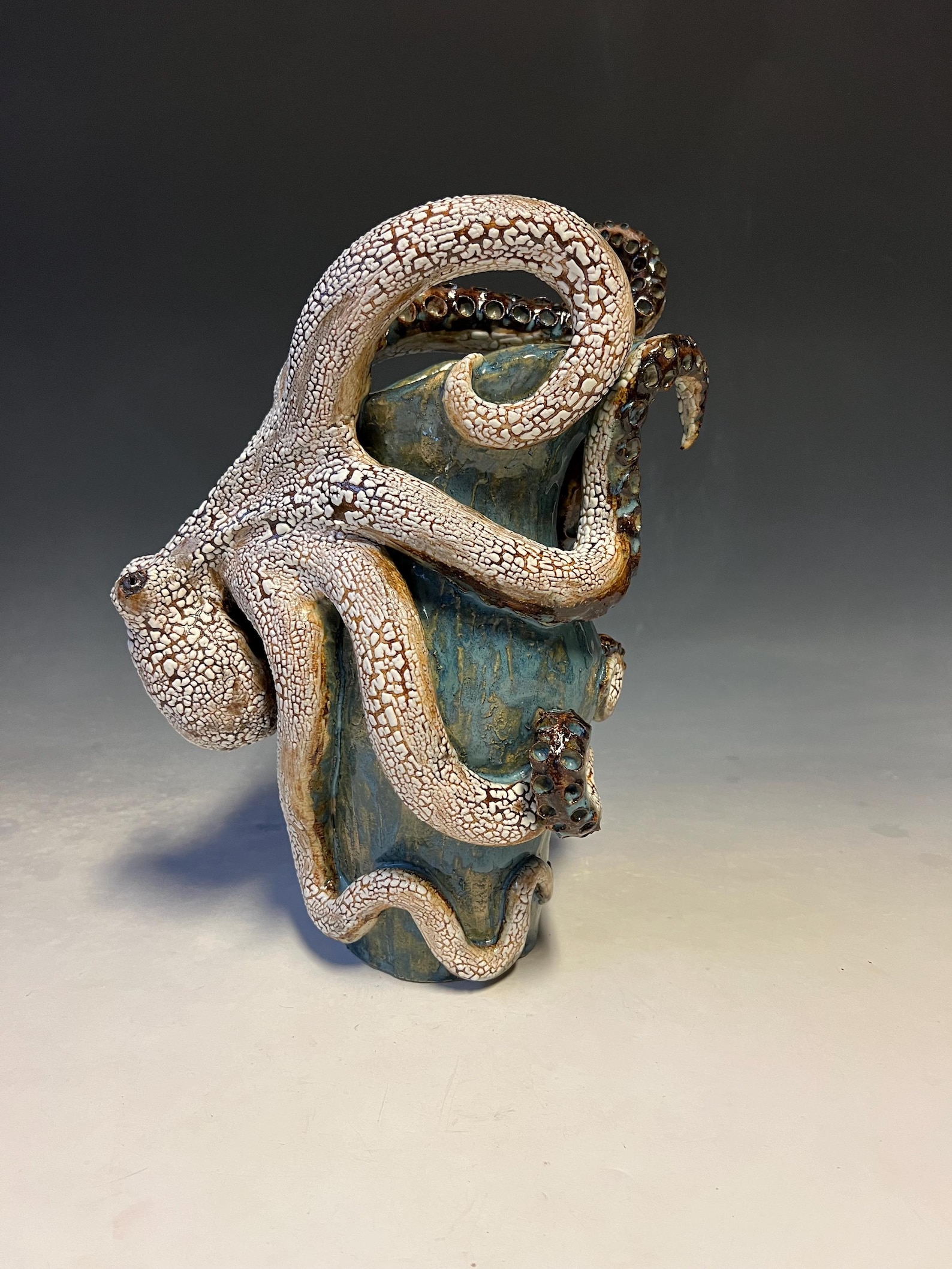 Octopus Pitcher in Ocean Blue - Etsy