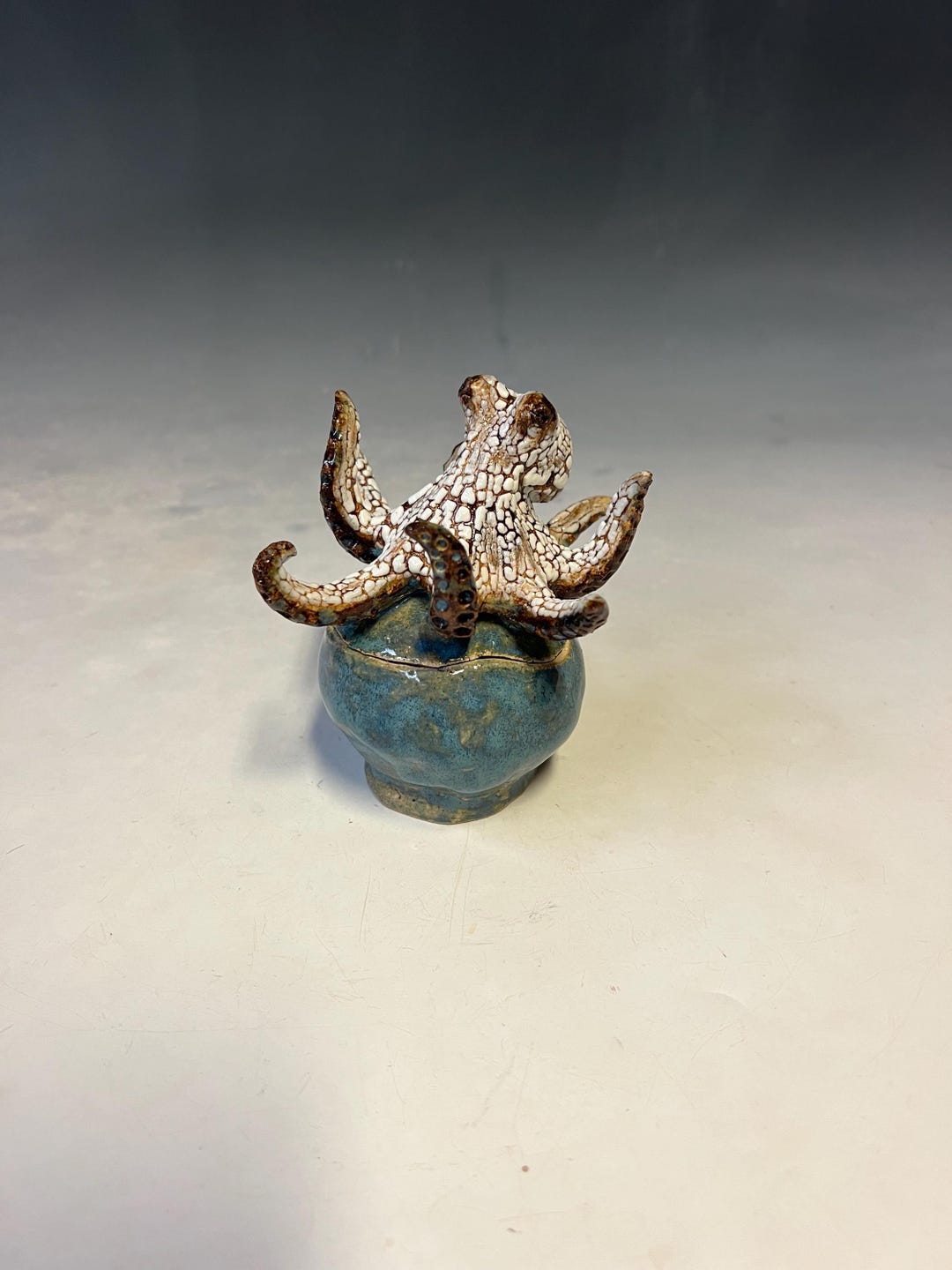 Octopus Ring Box in Ocean Blue - Etsy