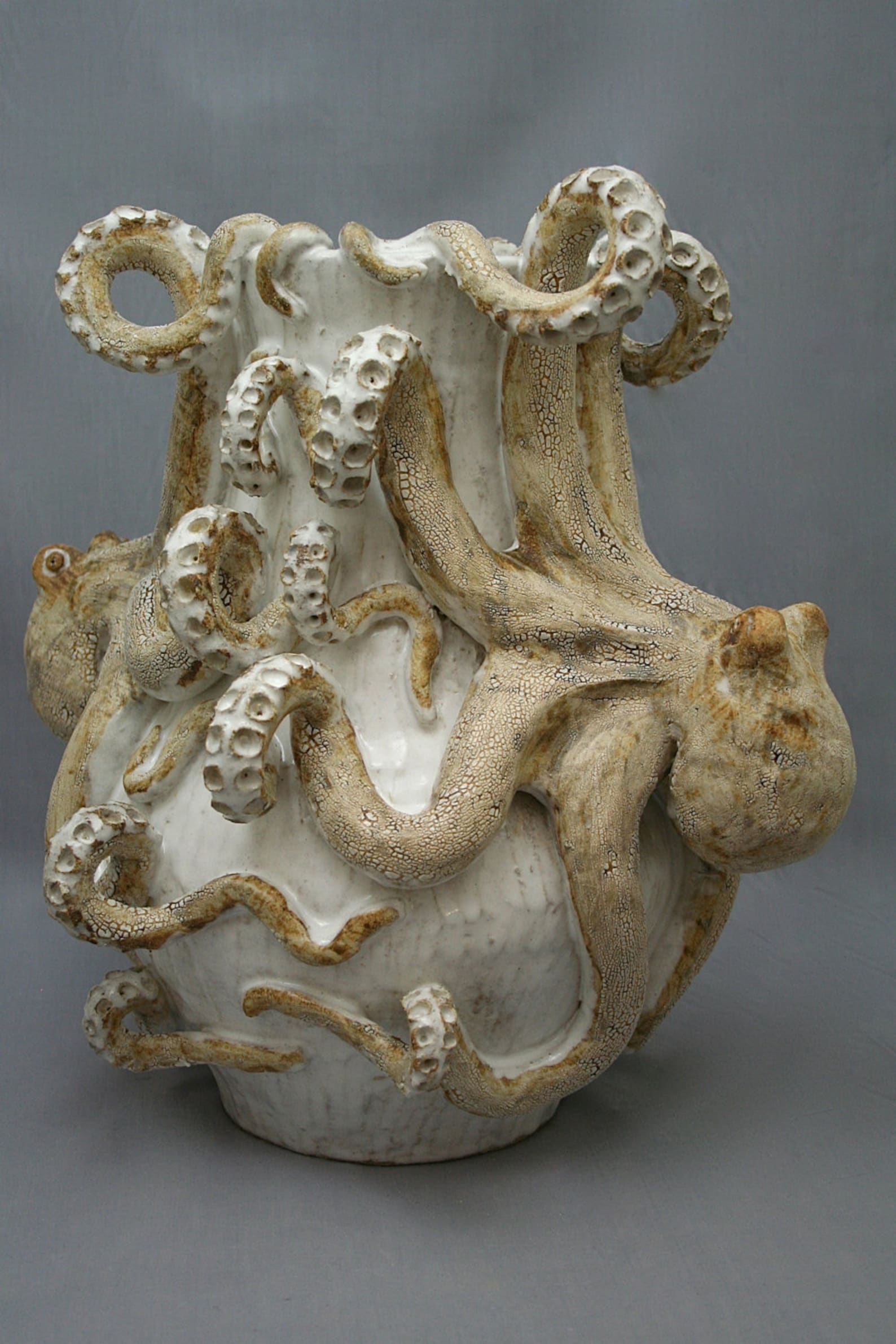 Large Ceramic Octopus Vase by Shayne Greco Beautiful | Etsy UK