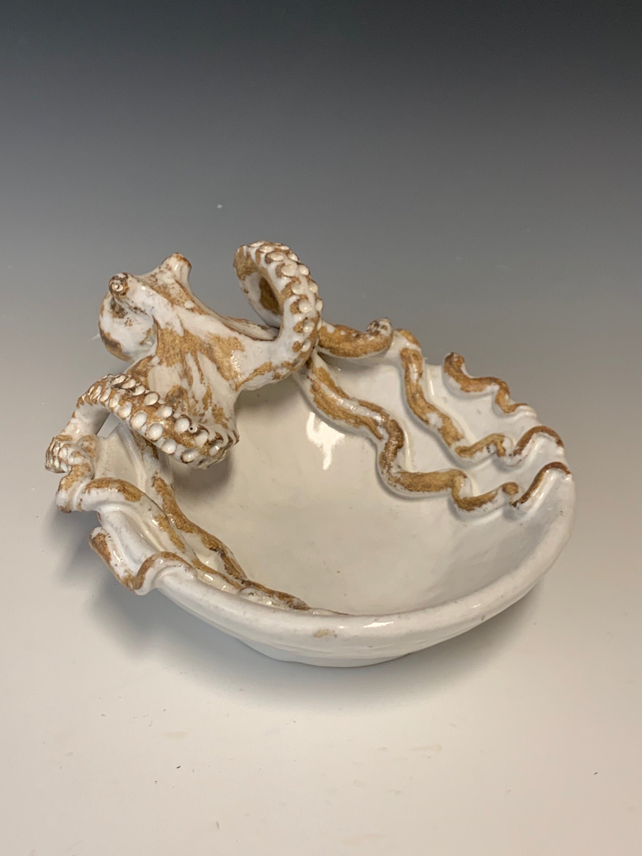 Small Ceramic Octopus Bowl by Shayne Greco Beautiful | Etsy
