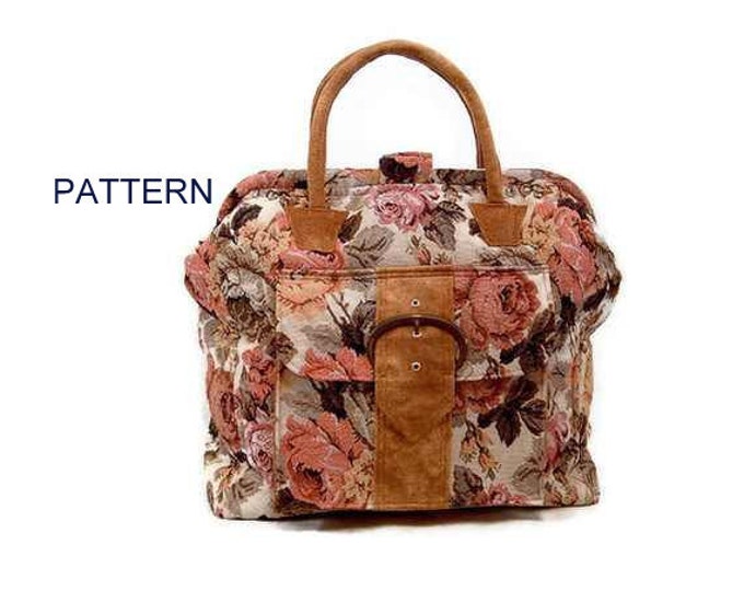 PATTERN for Carpet Bag Victorian Shabby Chic Mary Poppins Style Fitting ...