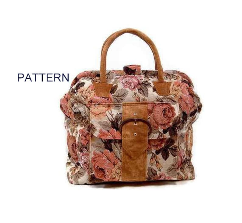 PATTERN for Carpet Bag Victorian Shabby Chic Mary Poppins Style Fitting ...