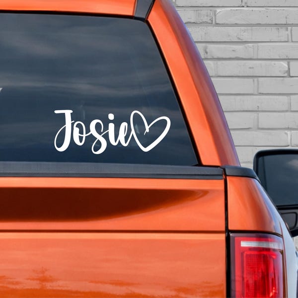 Custom Heart Stickers - Etsy